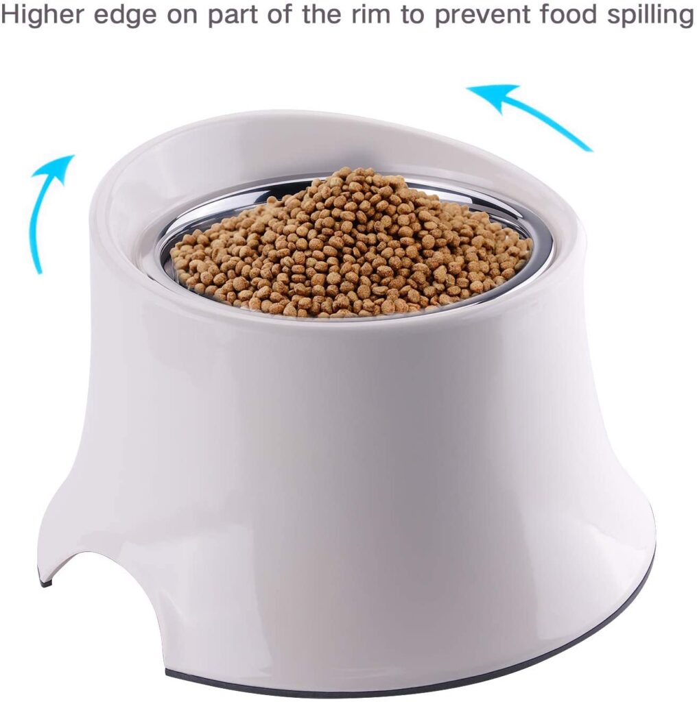 Super Design Raised Tall Dog Bowl White – PetTech.co.uk